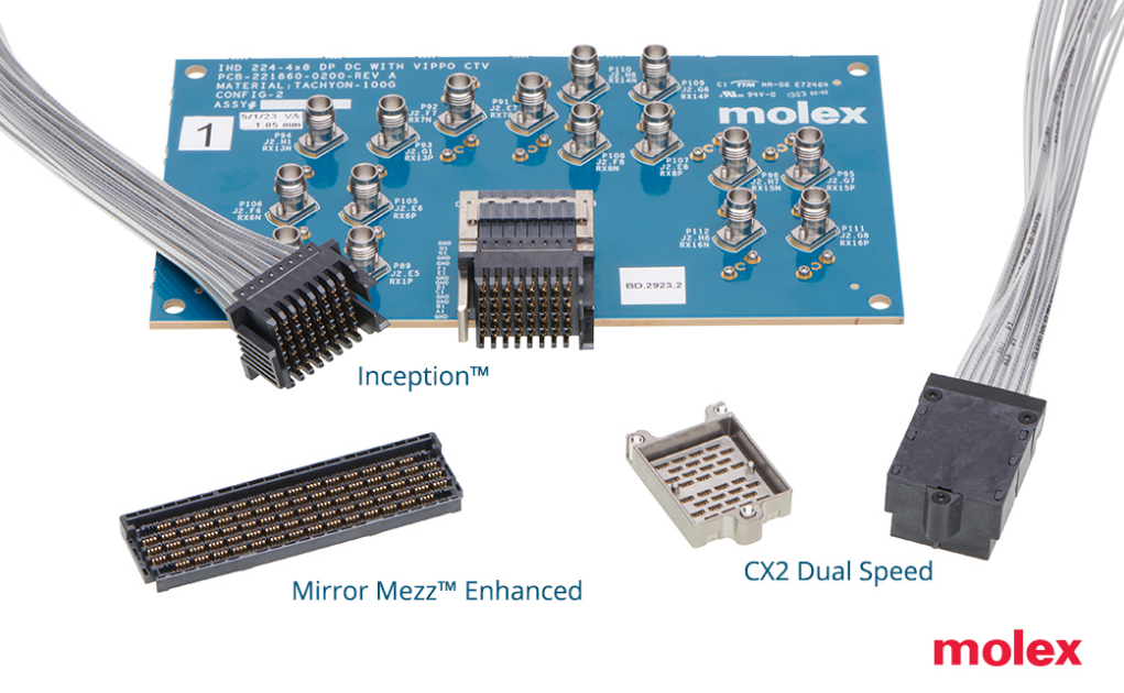 Molex莫仕推出首款芯片对芯片的224G连接器产品组合-电子工程世界 Molex莫仕推出首款芯片对芯片的224G连接器产品组合-电子工程世界