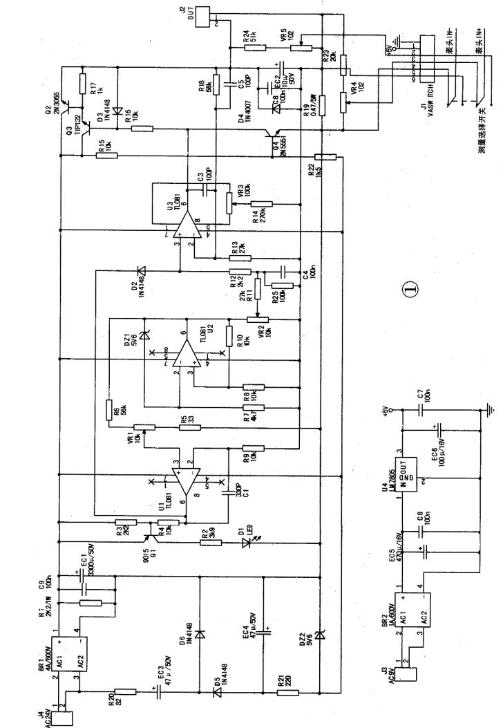 0-24V/0.002-3A可调限流直流稳压电源–电路图–电子工程世界