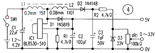 BL8530升压电源变换的应用–电路图–电子工程世界