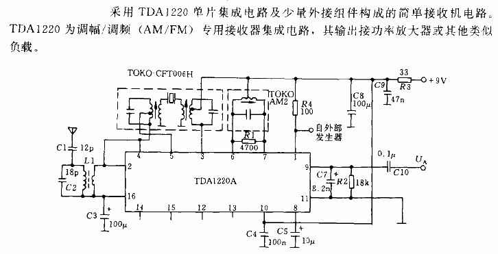 27MHz simple receiver circuit with external crystal oscillator ...
