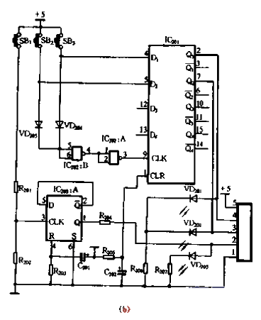 由NE571组成的听感激励器（b）–电路图–电子工程世界