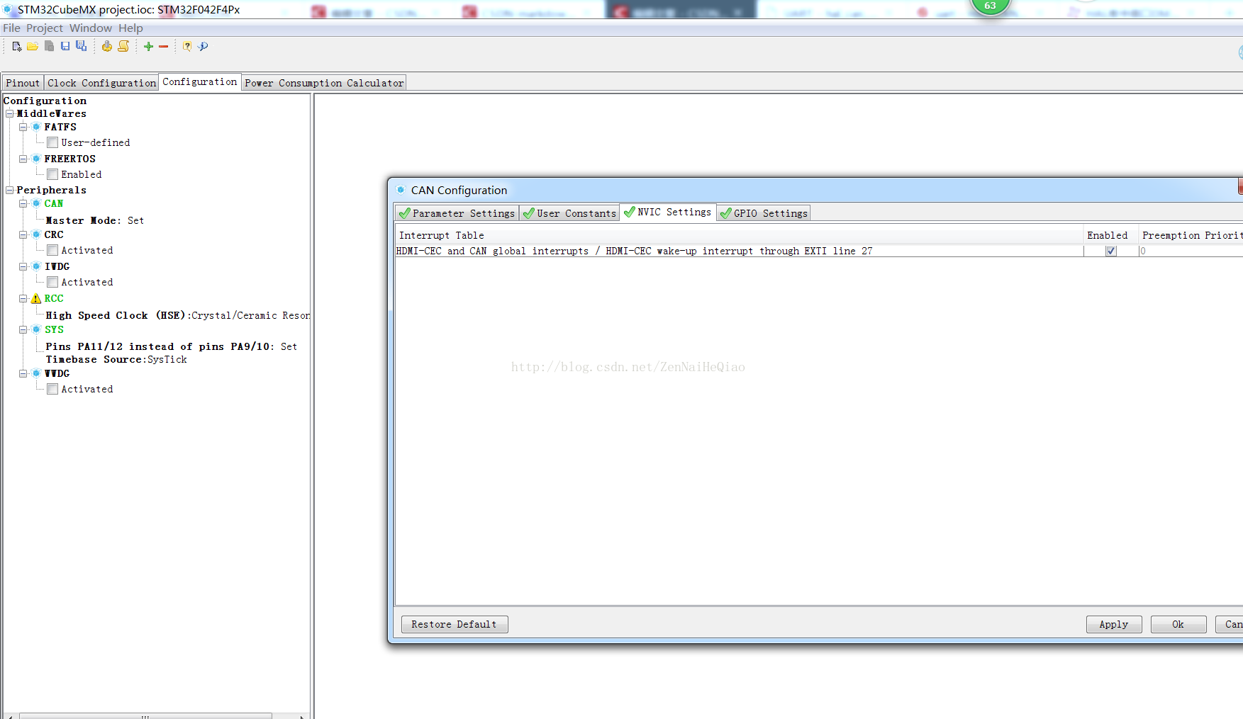 STM32F042 基于CubeMX HAL库CAN的配置_历史上今天-电子工程世界
