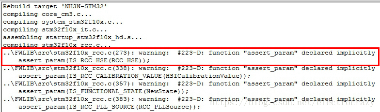 Keil编译警告：function "assert_param" declared implicitly的解决方法_历史上今天-电子工程世界
