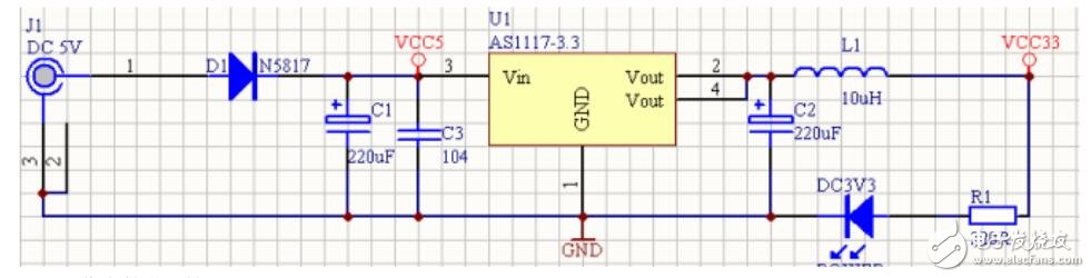 stm32f103开发板原理图分析-电子工程世界