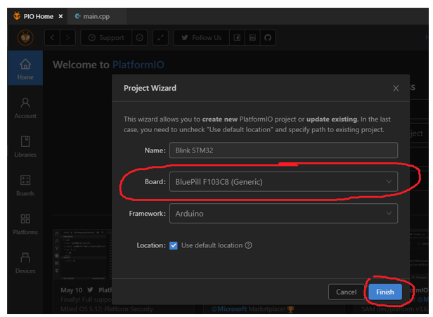使用PlatformIO对Arduino UNO和STM32板进行编程-电子工程世界