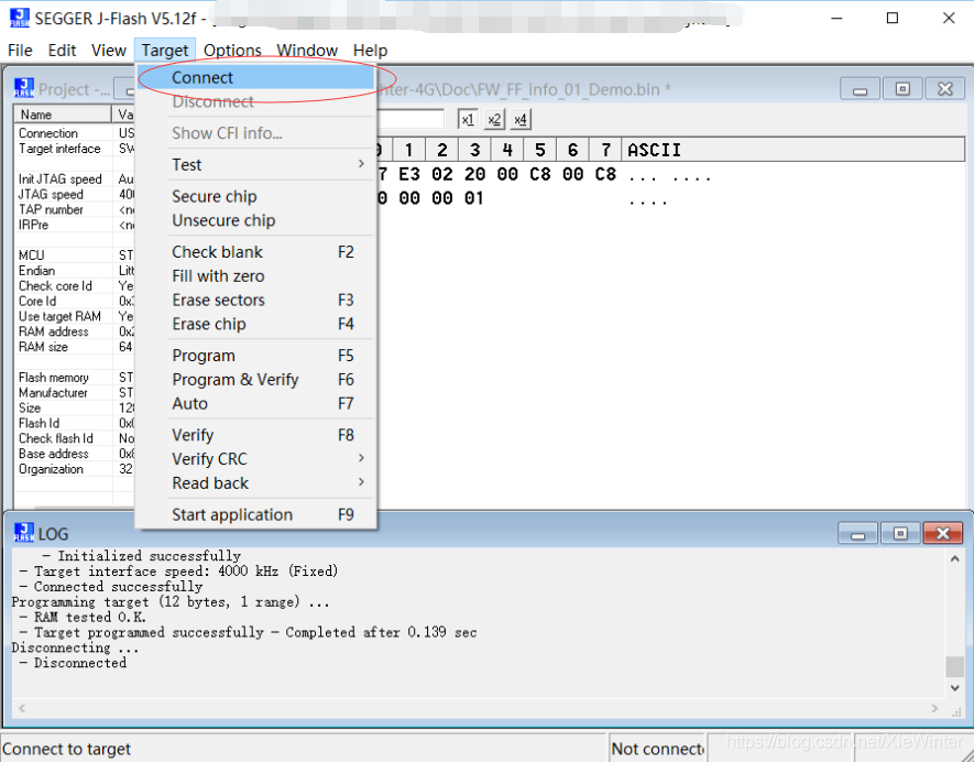 Jflash下载STM32单片机固件程序-电子工程世界