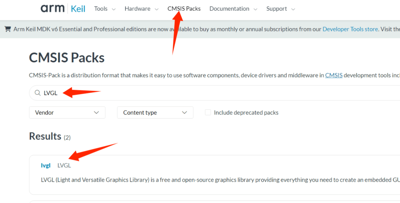 STM32使用KEIL pack包快速移植LVGL GUI框架并实战指南-电子工程世界
