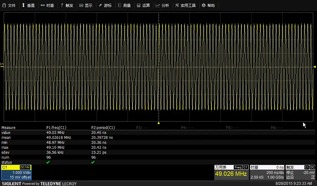 Which is more accurate for measuring frequency: an oscilloscope or a ...