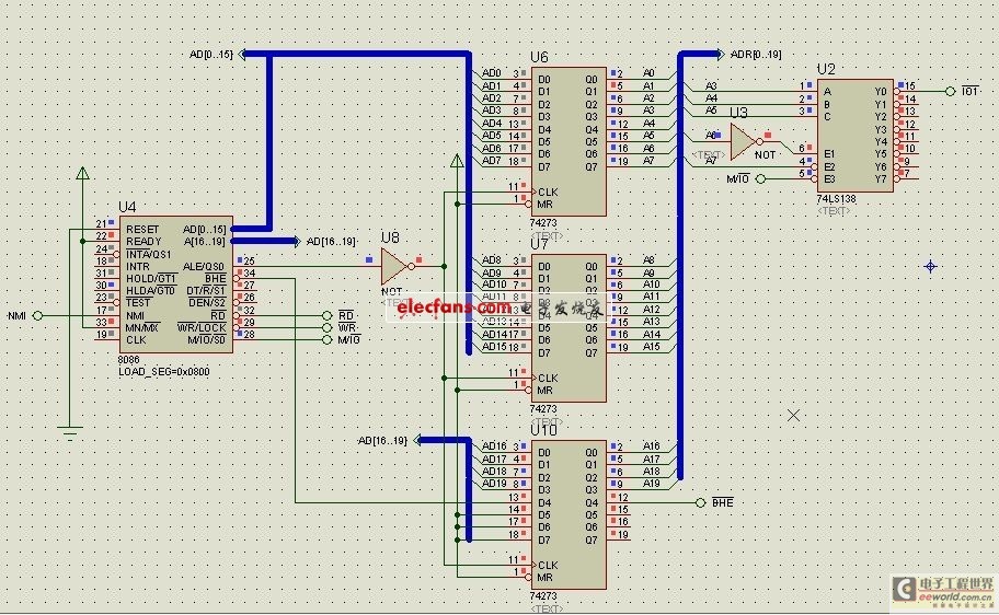 8255数码管显示线路-电子工程世界