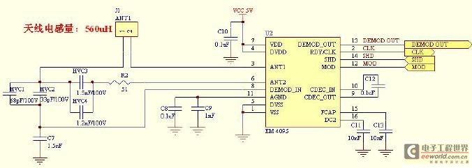 EM4095读取EM4100波形图和电路图-电子工程世界