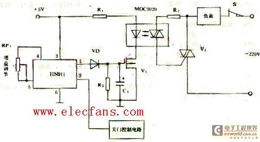 automatic door circuit